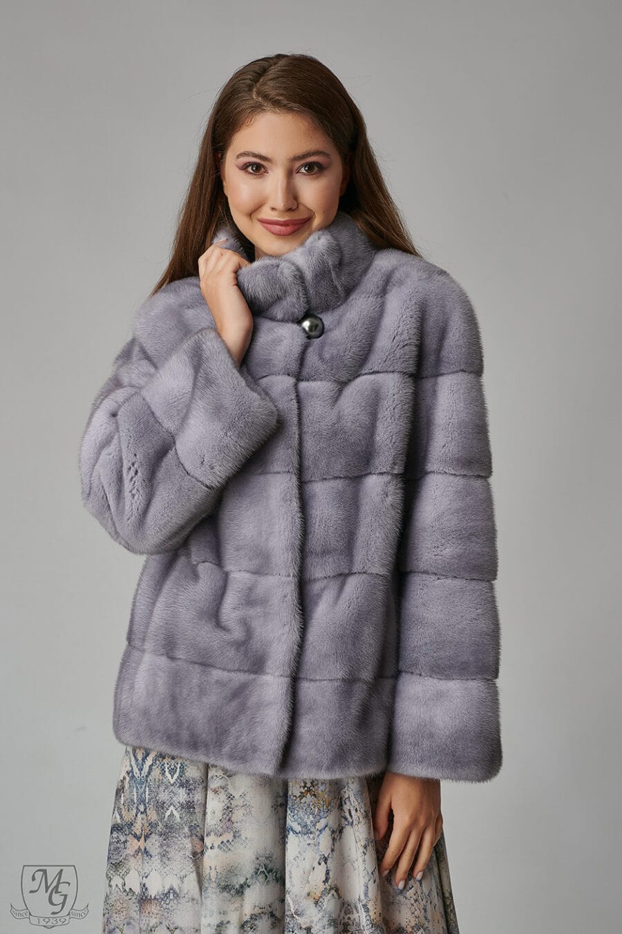 Jacheta din blana de vizon / nurca Platinum Safir model 5611 - Casa de ...