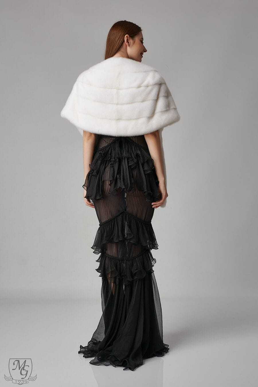 Etola vizon / nurca alb - Casa de blanuri MG