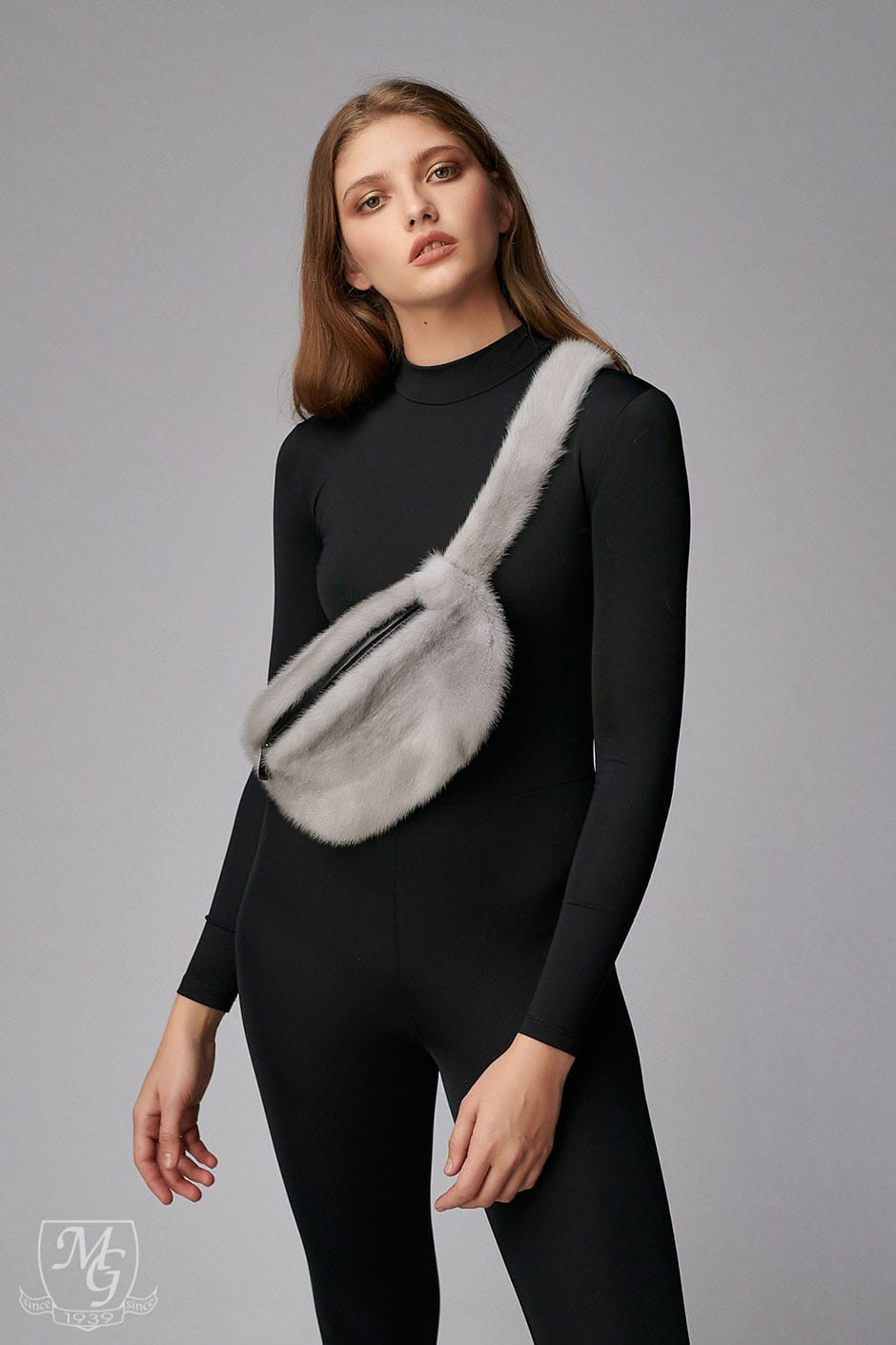 Borseta din vizon / nurca cu piele - Casa de blanuri MG