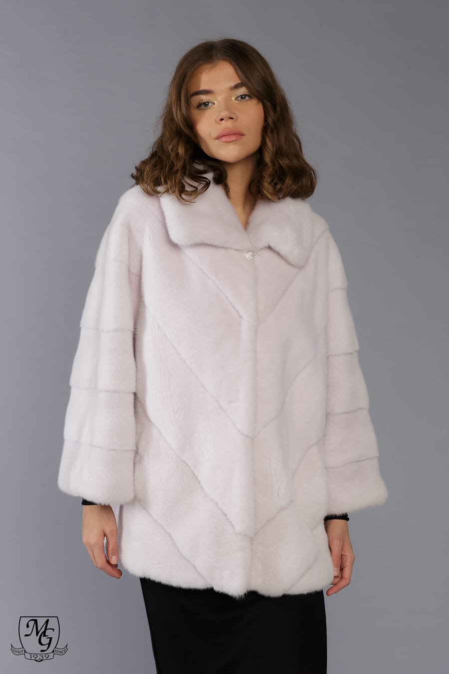 Jacheta din vizon / nurca Lila - Casa de blanuri MG