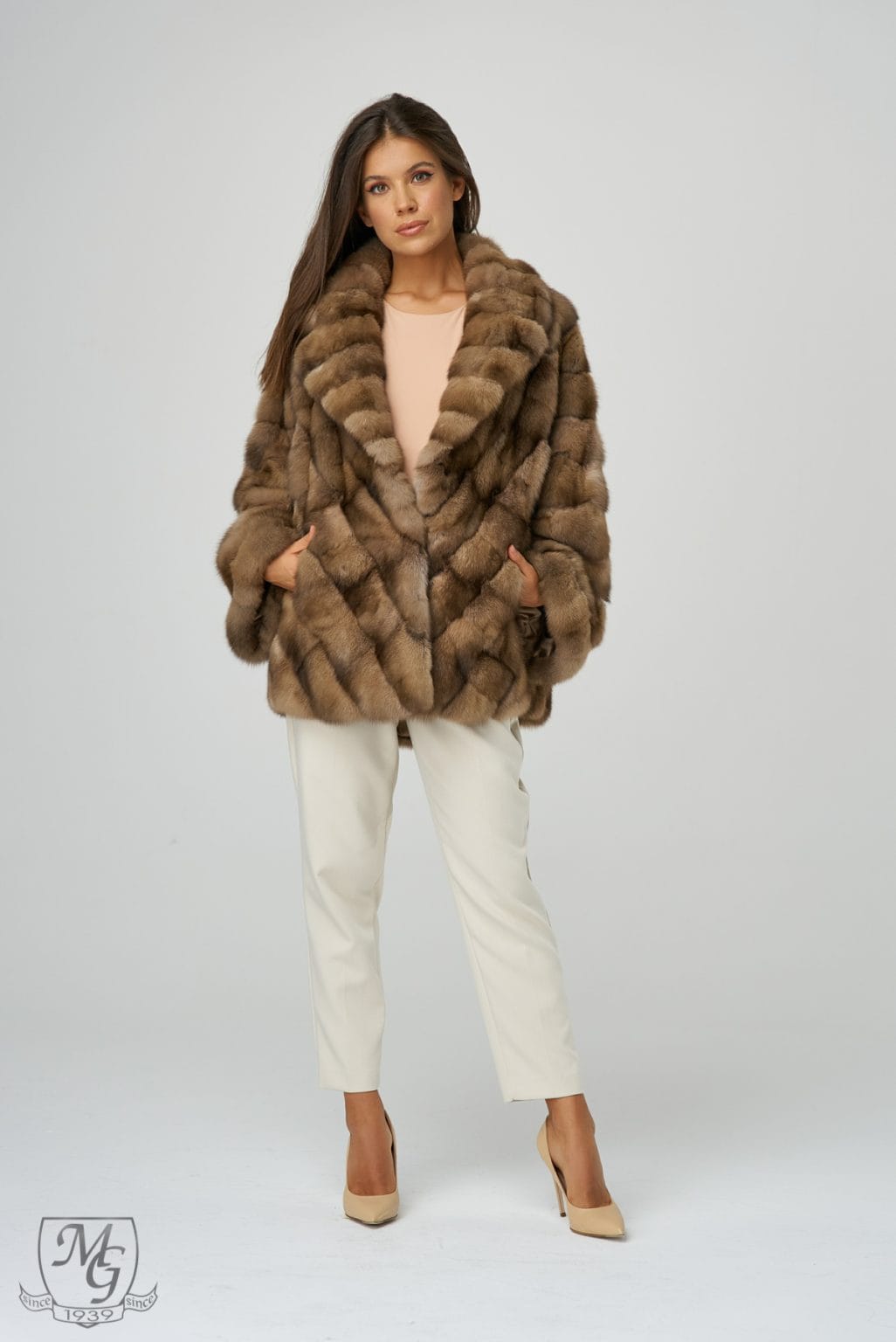 Russian sable jacket, Luana model - Casa de blanuri MG