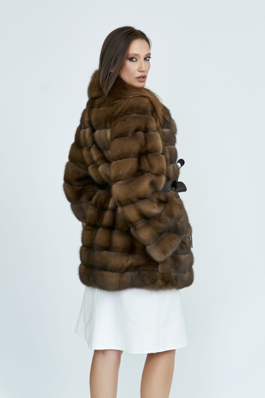 Russian Sable Jacket with Notch Collar - Casa de blanuri MG
